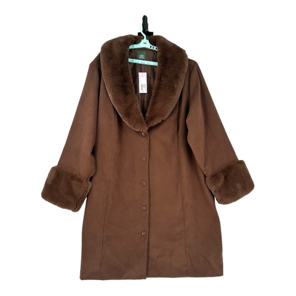 wild fable | Jackets & Coats | Wild Fable Womens Plus Size Faux Fur ...
